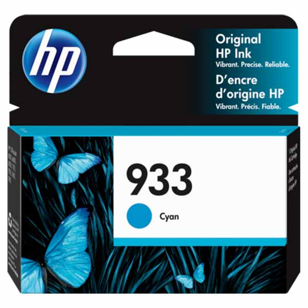 HP 933 Cyan Ink Cartridge (CN058AN) - PC Clinic Ltd