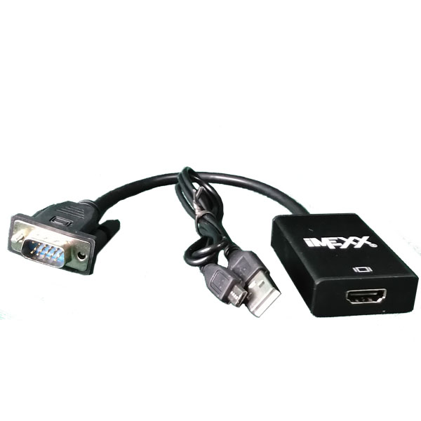 VGA Male to HDMI Female (Imexx) - PC Clinic Ltd