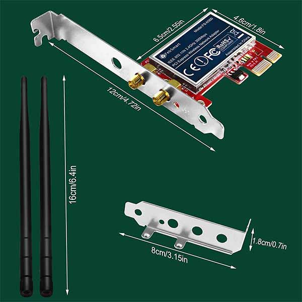 FebSmart Wireless N PCIE Network Adapter - PC Clinic Ltd