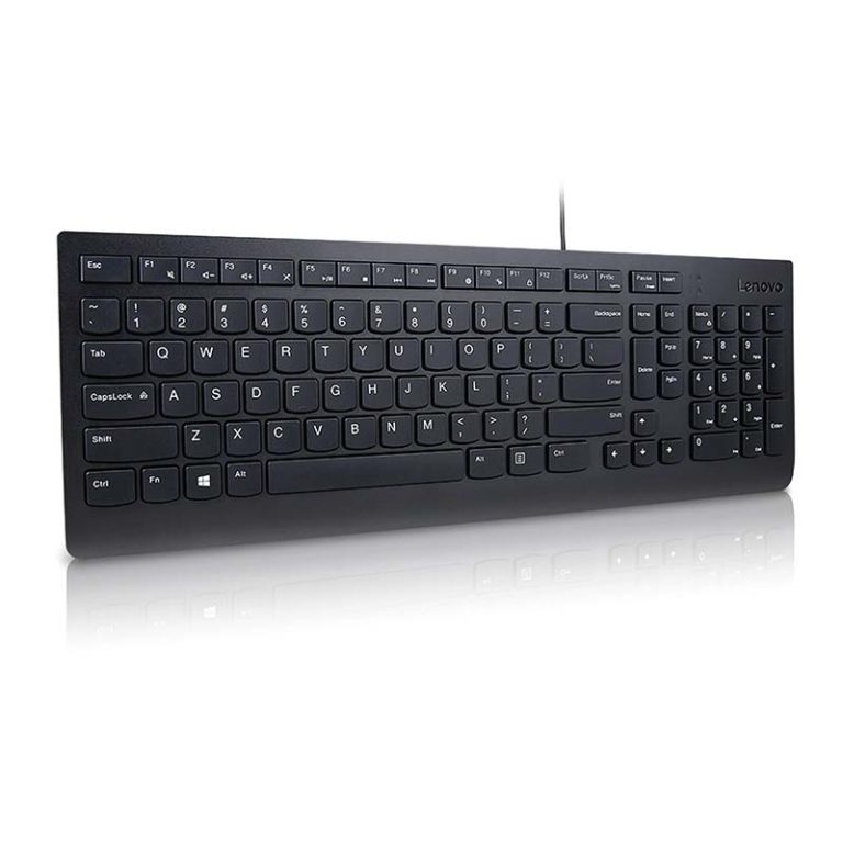 Lenovo Essential Wired Keyboard (Black) - PC Clinic Ltd